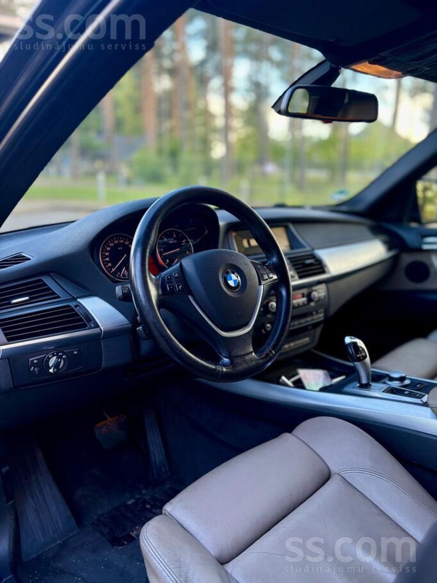 Melns BMW X5 2008 Rīga, ar dzinēja tilpumu 3.00 L un nobraukumu 0 tūkst. km par 7599 €, foto 13 vietnē AUTOMOTO.COM.LV