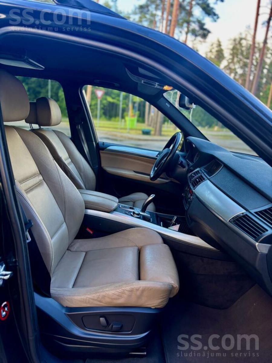 Melns BMW X5 2008 Rīga, ar dzinēja tilpumu 3.00 L un nobraukumu 0 tūkst. km par 7599 €, foto 14 vietnē AUTOMOTO.COM.LV
