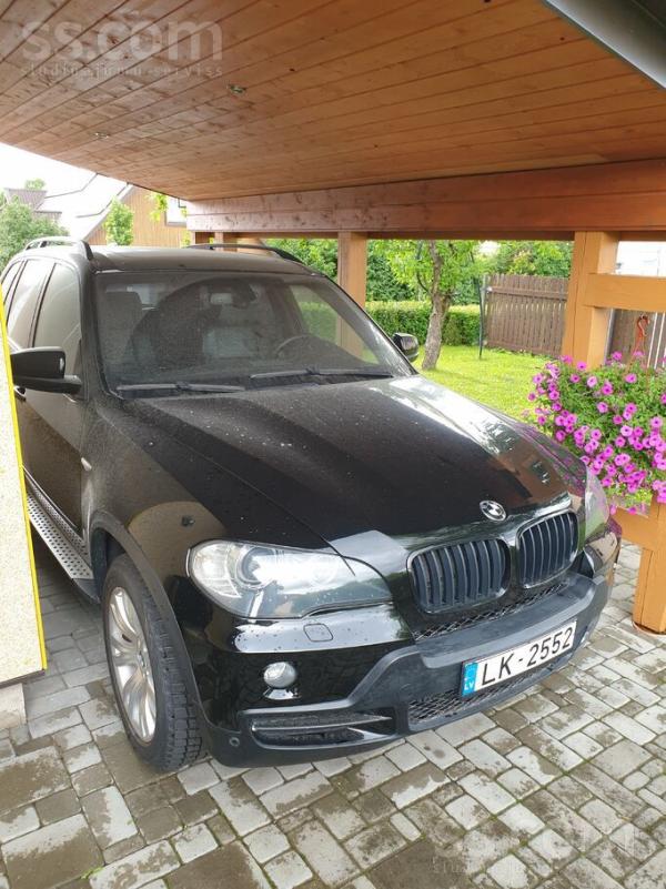 Melns BMW X5 2008 Alūksne, ar dzinēja tilpumu 3.00 L un nobraukumu 0 tūkst. km par 8500 €, foto 1 vietnē AUTOMOTO.COM.LV