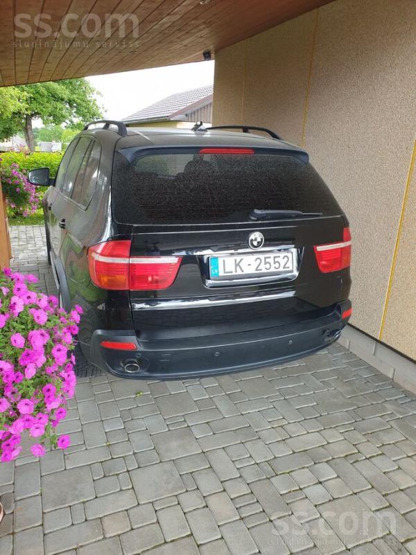 Melns BMW X5 2008 Alūksne, ar dzinēja tilpumu 3.00 L un nobraukumu 0 tūkst. km par 8500 €, foto 3 vietnē AUTOMOTO.COM.LV