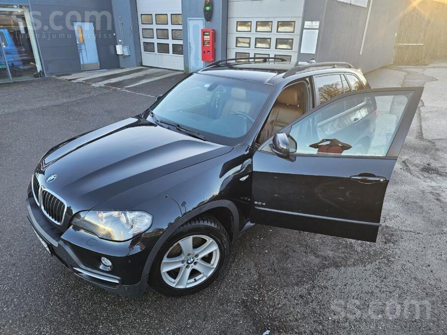 Melns BMW X5 2008 Rīga, ar dzinēja tilpumu 3.00 L un nobraukumu 339 tūkst. km par 7300 €, foto 10 vietnē AUTOMOTO.COM.LV