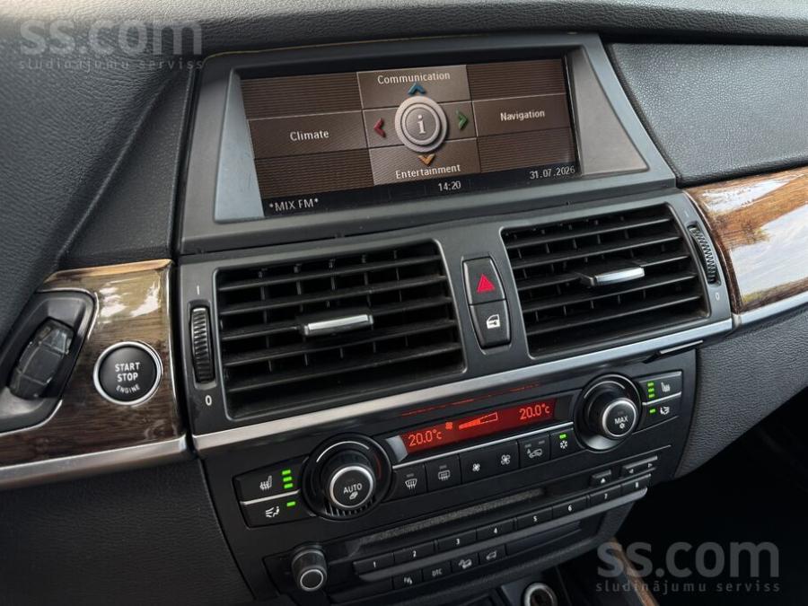 Melns BMW X5 2008 Rīga, ar dzinēja tilpumu 3.00 L un nobraukumu 250 tūkst. km par 9490 €, foto 20 vietnē AUTOMOTO.COM.LV