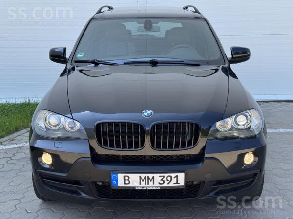 Melns BMW X5 2008 Rīga, ar dzinēja tilpumu 3.00 L un nobraukumu 250 tūkst. km par 9490 €, foto 2 vietnē AUTOMOTO.COM.LV