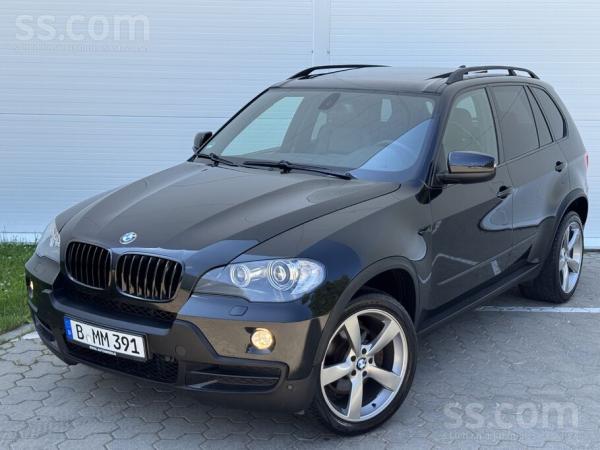 Melns BMW X5 2008 Rīga, ar dzinēja tilpumu 3.00 L un nobraukumu 250 tūkst. km par 9490 €, foto 3 vietnē AUTOMOTO.COM.LV