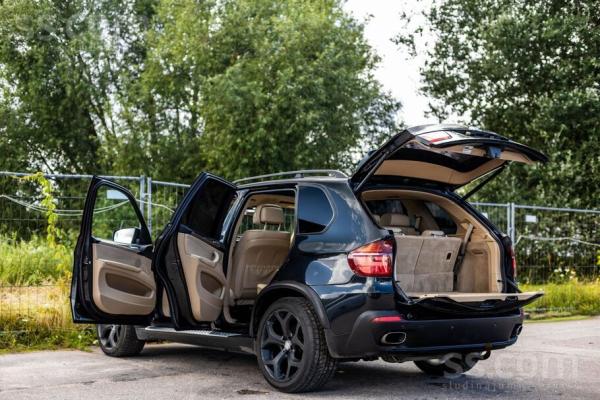 Melns BMW X5 2008 Rīga, ar dzinēja tilpumu 3.00 L un nobraukumu 318 tūkst. km par 7990 €, foto 9 vietnē AUTOMOTO.COM.LV