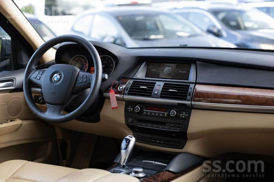 Melns BMW X5 2008 Rīga, ar dzinēja tilpumu 3.00 L un nobraukumu 318 tūkst. km par 7990 €, foto 27 vietnē AUTOMOTO.COM.LV