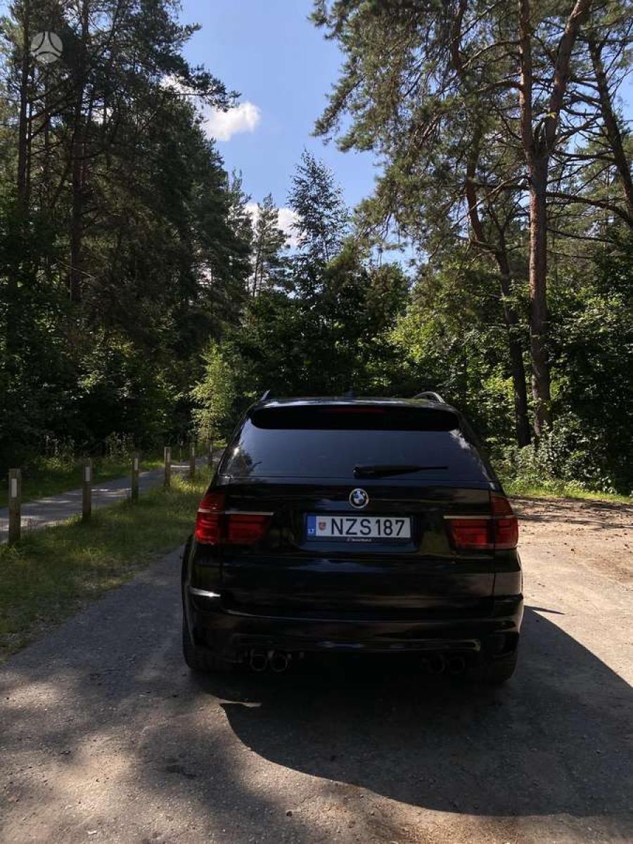 Black BMW X5 2008 in Vilnius, with an engine capacity of 4.80 L and mileage of 196 thousand km for 7000 €, photo 15 on AUTOMOTO.COM.LV