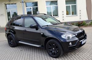 Черный БМВ Х5 2008 в Тукумс, объемом двигателя 3.00 л и пробегом 435 тыс. км за 8500 €, фото 9 на AUTOMOTO.COM.LV