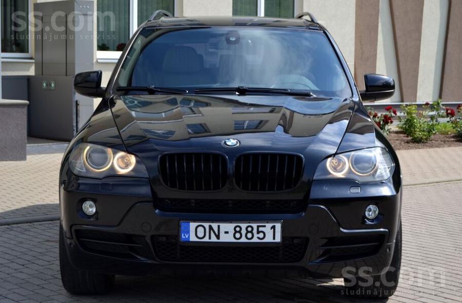 Черный БМВ Х5 2008 в Тукумс, объемом двигателя 3.00 л и пробегом 435 тыс. км за 8500 €, фото 15 на AUTOMOTO.COM.LV