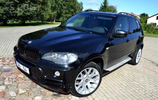 BMW X5 2008 Tukums vietnē Melns BMW X5 2008 Tukums, ar dzinēja tilpumu 3.00 L un nobraukumu 435 tūkst. km par 8400 €, foto 1 vietnē AUTOMOTO.COM.LV