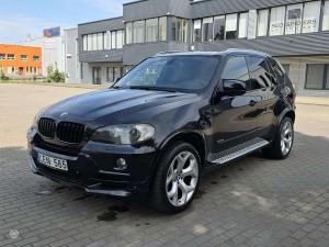 Black BMW X5 2008 in Kaunas, with an engine capacity of 2.99 L and mileage of 360 thousand km for 8300 €, photo 7 on AUTOMOTO.COM.LV