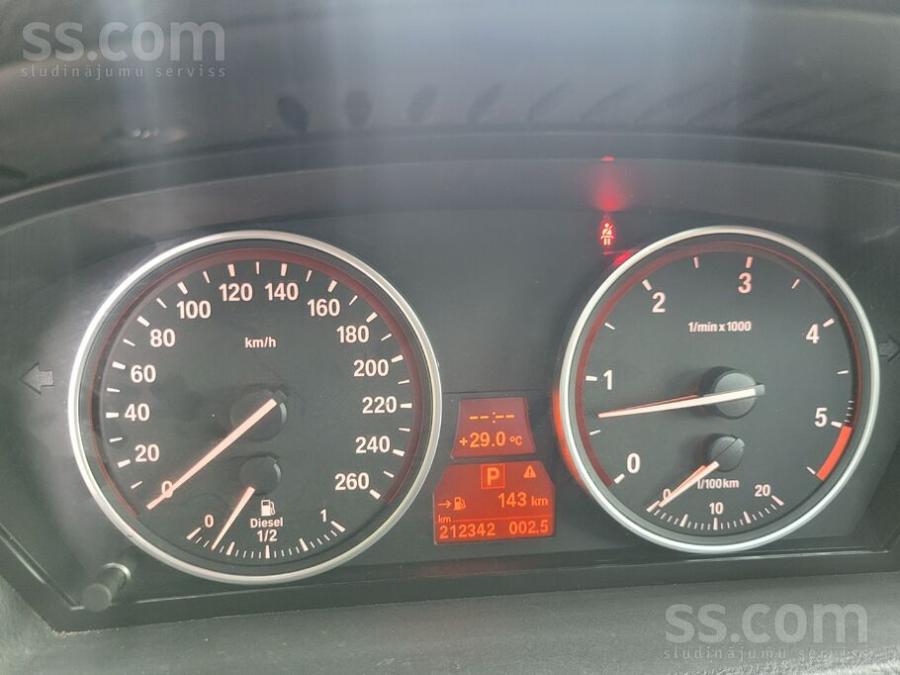 Черный БМВ Х5 2008 в Огре, объемом двигателя 3.00 л и пробегом 210 тыс. км за 11760 €, фото 11 на AUTOMOTO.COM.LV