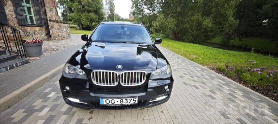 Melns BMW X5 2008 Rēzekne, ar dzinēja tilpumu 3.00 L un nobraukumu 245 tūkst. km par 8500 €, foto 1 vietnē AUTOMOTO.COM.LV