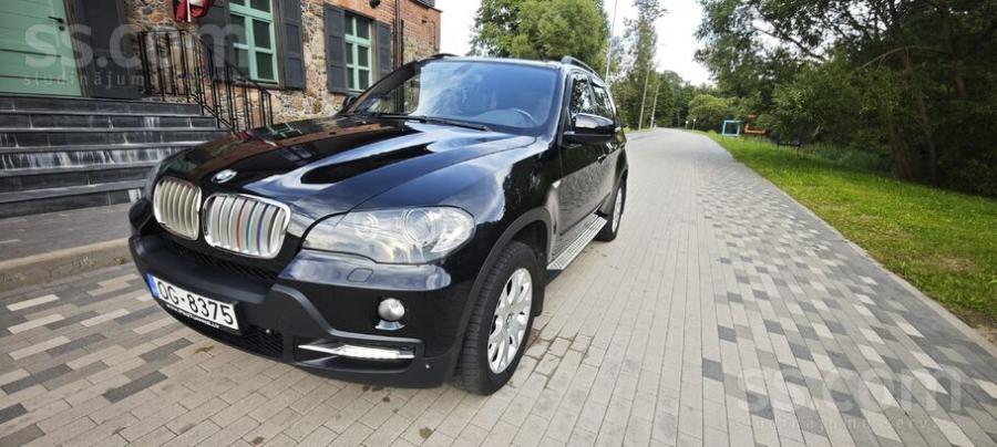 Melns BMW X5 2008 Rēzekne, ar dzinēja tilpumu 3.00 L un nobraukumu 245 tūkst. km par 8500 €, foto 4 vietnē AUTOMOTO.COM.LV