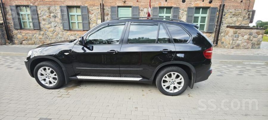 Melns BMW X5 2008 Rēzekne, ar dzinēja tilpumu 3.00 L un nobraukumu 245 tūkst. km par 8500 €, foto 5 vietnē AUTOMOTO.COM.LV