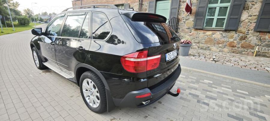 Melns BMW X5 2008 Rēzekne, ar dzinēja tilpumu 3.00 L un nobraukumu 245 tūkst. km par 8500 €, foto 6 vietnē AUTOMOTO.COM.LV