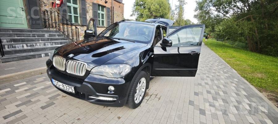 Melns BMW X5 2008 Rēzekne, ar dzinēja tilpumu 3.00 L un nobraukumu 245 tūkst. km par 8500 €, foto 8 vietnē AUTOMOTO.COM.LV