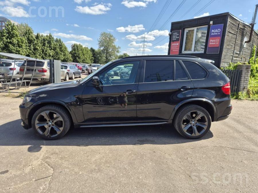 Melns BMW X5 2008 Rīga, ar dzinēja tilpumu 3.00 L un nobraukumu 284 tūkst. km par 9490 €, foto 10 vietnē AUTOMOTO.COM.LV