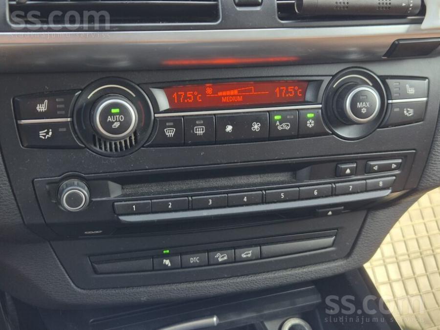 Melns BMW X5 2008 Rīga, ar dzinēja tilpumu 3.00 L un nobraukumu 284 tūkst. km par 9490 €, foto 15 vietnē AUTOMOTO.COM.LV