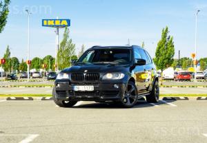 Black BMW X5 2008 in Riga, with an engine capacity of 3.00 L and mileage of 284 thousand km for 9490 €, photo  on AUTOMOTO.COM.LV