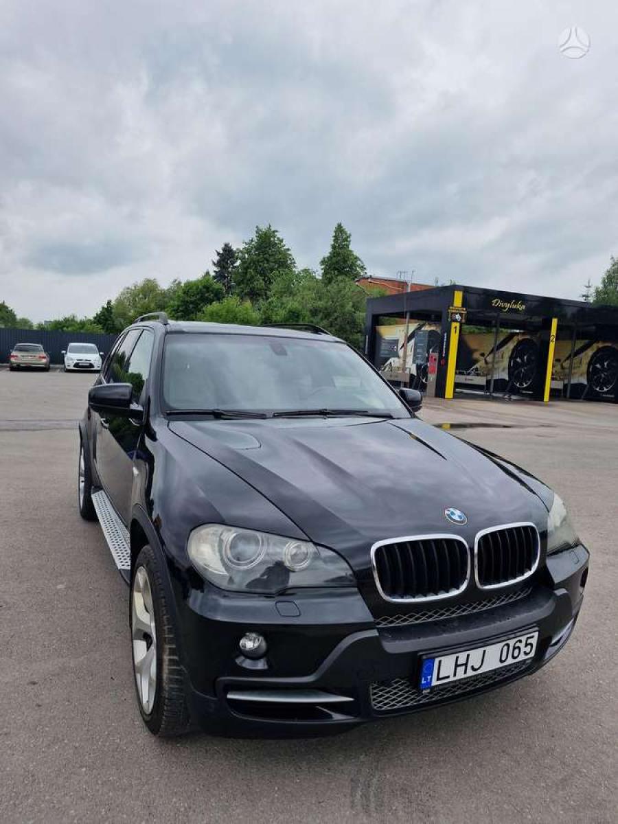 Черный БМВ Х5 2008 в Каунас, объемом двигателя 2.99 л и пробегом 276 тыс. км за 8700 €, фото 8 на AUTOMOTO.COM.LV