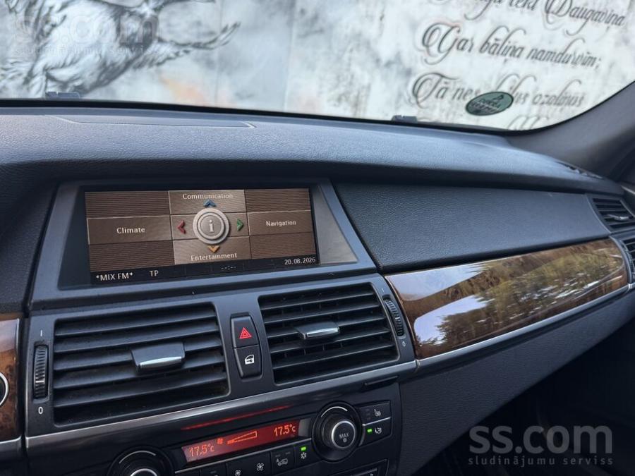 Черный БМВ Х5 2008 в Рига, объемом двигателя 3.00 л и пробегом 0 тыс. км за 8500 €, фото 15 на AUTOMOTO.COM.LV