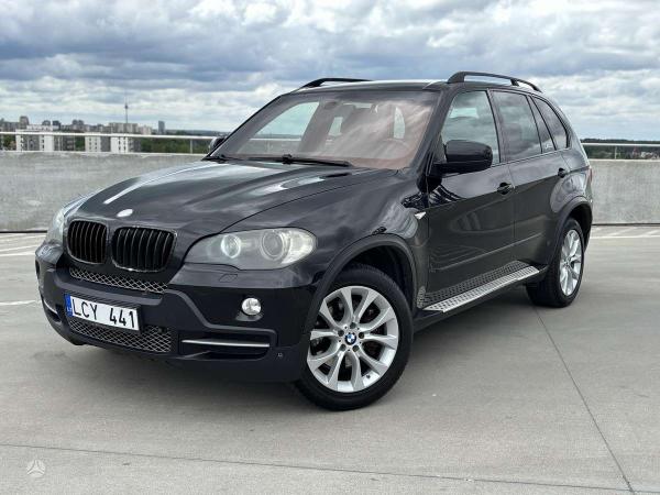 Melns BMW X5 2008 Viļņa, ar dzinēja tilpumu 2.99 L un nobraukumu 344 tūkst. km par 5899 €, foto 1 vietnē AUTOMOTO.COM.LV