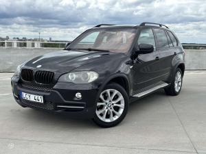 Black BMW X5 2008 in Vilnius, with an engine capacity of 2.99 L and mileage of 344 thousand km for 5899 €, photo  on AUTOMOTO.COM.LV