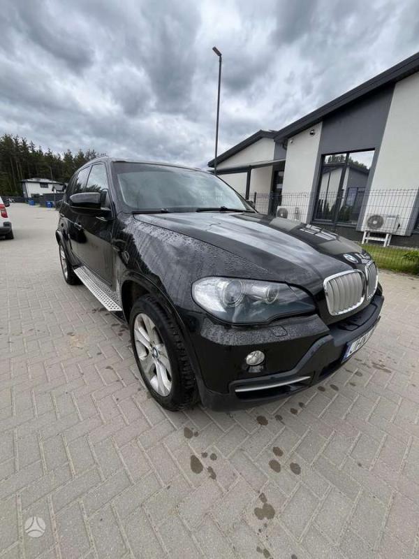 Melns BMW X5 2008 Viļņa, ar dzinēja tilpumu 3.00 L un nobraukumu 202 tūkst. km par 5200 €, foto 4 vietnē AUTOMOTO.COM.LV