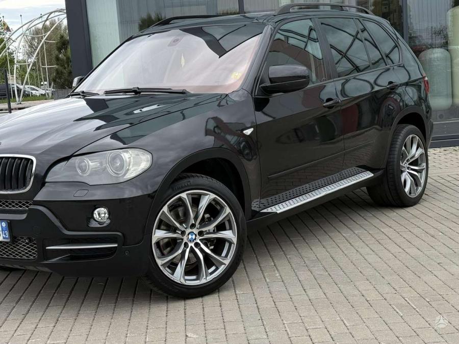 Black BMW X5 2008 in Klaipeda, with an engine capacity of 2.99 L and mileage of 229 thousand km for 6499 €, photo 4 on AUTOMOTO.COM.LV