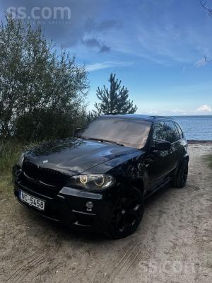 Black BMW X5 2008 in Jurmala, with an engine capacity of 3.00 L and mileage of 389 thousand km for 10000 €, photo  on AUTOMOTO.COM.LV