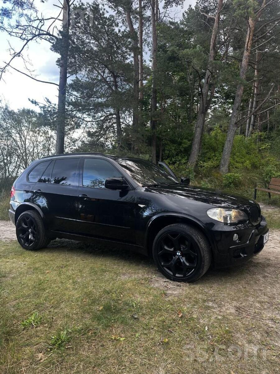 Black BMW X5 2008 in Jurmala, with an engine capacity of 3.00 L and mileage of 389 thousand km for 10000 €, photo 16 on AUTOMOTO.COM.LV