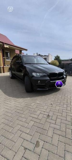 Black BMW X5 2008 in Vilnius, with an engine capacity of 2.99 L and mileage of 333 thousand km for 8000 €, photo  on AUTOMOTO.COM.LV