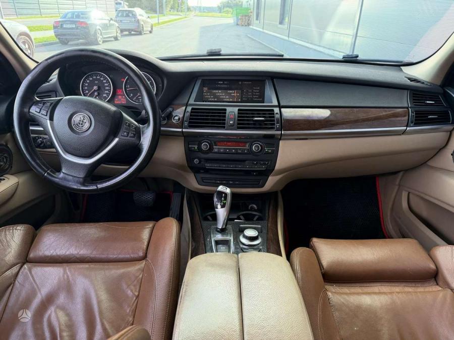 Melns BMW X5 2008 Kauņa, ar dzinēja tilpumu 2.99 L un nobraukumu 331 tūkst. km par 5350 €, foto 14 vietnē AUTOMOTO.COM.LV