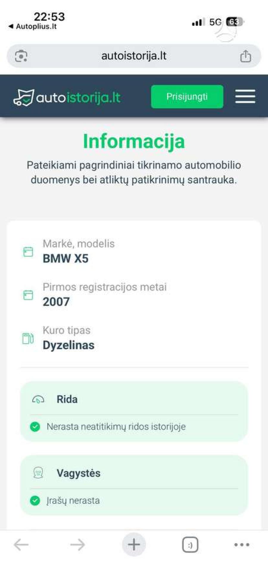 Melns BMW X5 2008 Kauņa, ar dzinēja tilpumu 2.99 L un nobraukumu 331 tūkst. km par 5350 €, foto 21 vietnē AUTOMOTO.COM.LV