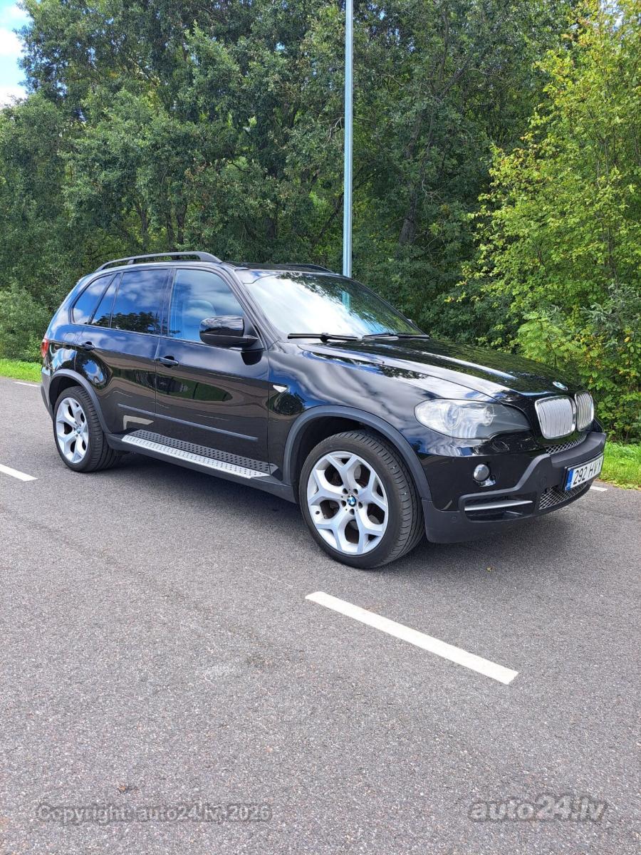 Black BMW X5 2008 in Parnu, with an engine capacity of 3.00 L and mileage of 271 thousand km for 6900 €, photo 1 on AUTOMOTO.COM.LV