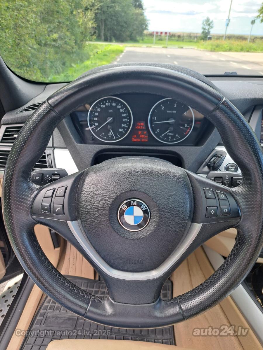 Black BMW X5 2008 in Parnu, with an engine capacity of 3.00 L and mileage of 271 thousand km for 6900 €, photo 18 on AUTOMOTO.COM.LV