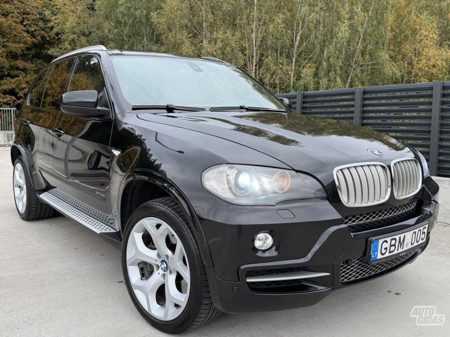 Melns BMW X5 2008 Viļņa, ar dzinēja tilpumu 3.00 L un nobraukumu 384 tūkst. km par 7440 €, foto 4 vietnē AUTOMOTO.COM.LV