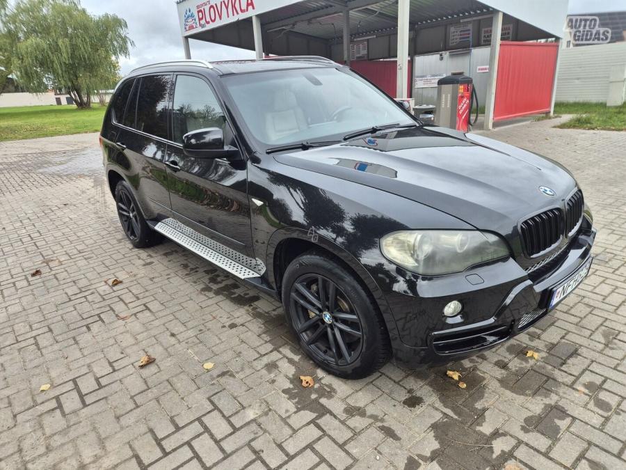 Melns BMW X5 2008 Kauņa, ar dzinēja tilpumu 3.00 L un nobraukumu 310 tūkst. km par 8700 €, foto 1 vietnē AUTOMOTO.COM.LV