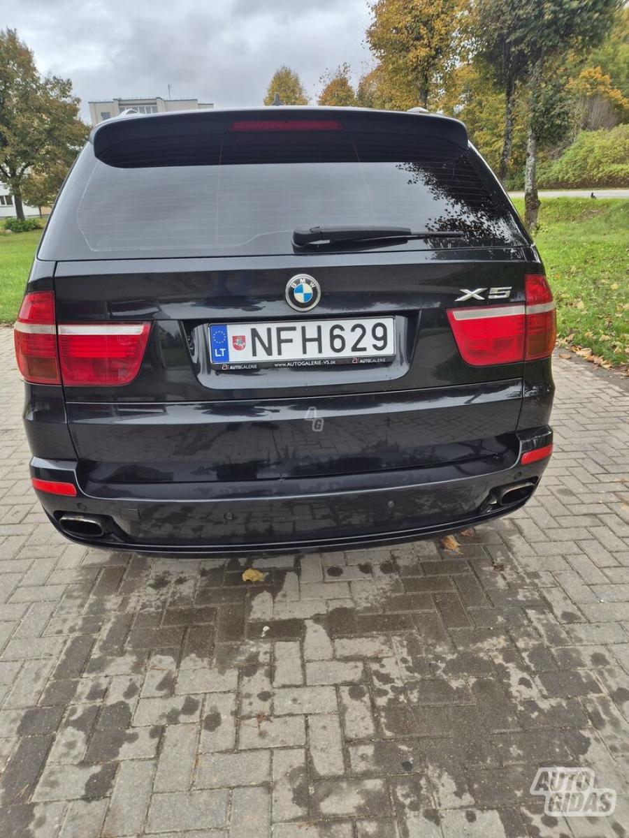 Melns BMW X5 2008 Kauņa, ar dzinēja tilpumu 3.00 L un nobraukumu 310 tūkst. km par 8700 €, foto 8 vietnē AUTOMOTO.COM.LV