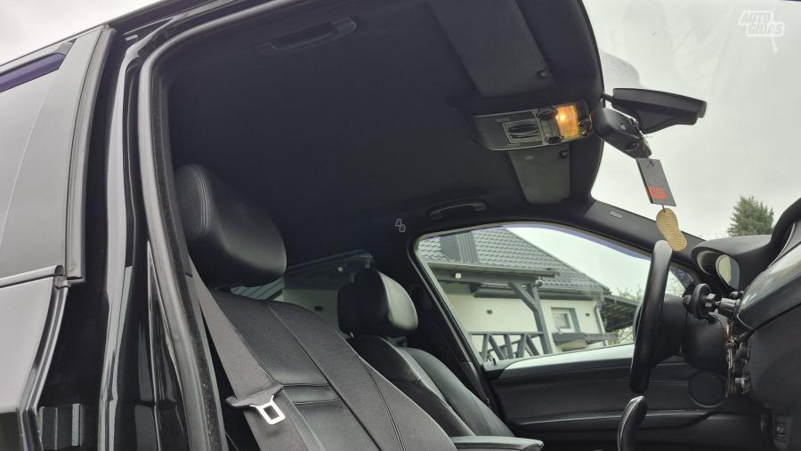 Black BMW X5 2008 in Utena, with an engine capacity of 3.00 L and mileage of 392 thousand km for 9390 €, photo 24 on AUTOMOTO.COM.LV