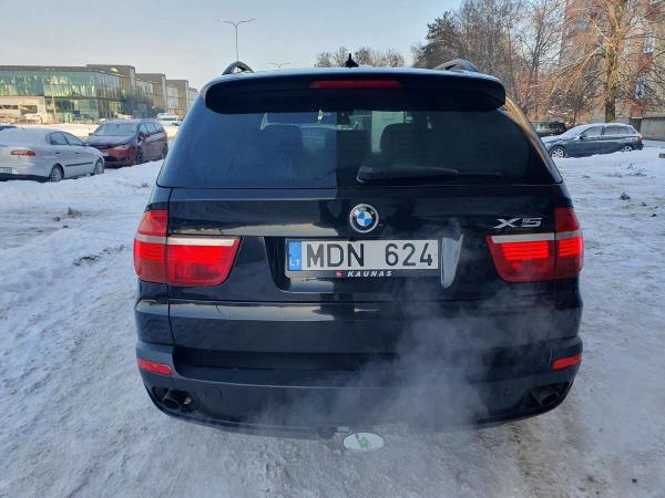 Melns BMW X5 2009 Kauņa, ar dzinēja tilpumu 3.00 L un nobraukumu 350 tūkst. km par 7700 €, foto 5 vietnē AUTOMOTO.COM.LV