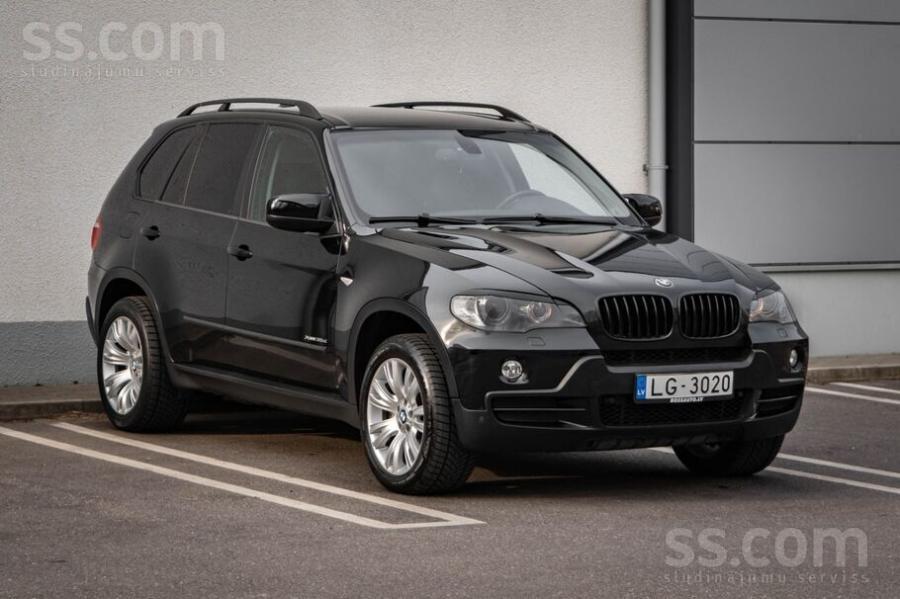 Melns BMW X5 2009 Rīga, ar dzinēja tilpumu 3.00 L un nobraukumu 351 tūkst. km par 7990 €, foto 4 vietnē AUTOMOTO.COM.LV