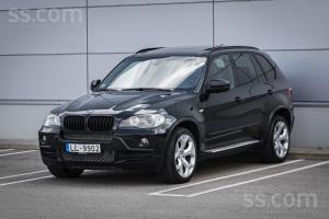 Melns BMW X5 2009 Rīga, ar dzinēja tilpumu 3.00 L un nobraukumu 347 tūkst. km par 9150 €, foto  vietnē AUTOMOTO.COM.LV