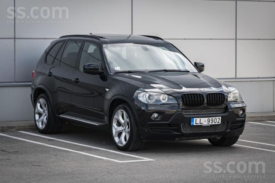 Melns BMW X5 2009 Rīga, ar dzinēja tilpumu 3.00 L un nobraukumu 347 tūkst. km par 9150 €, foto 4 vietnē AUTOMOTO.COM.LV