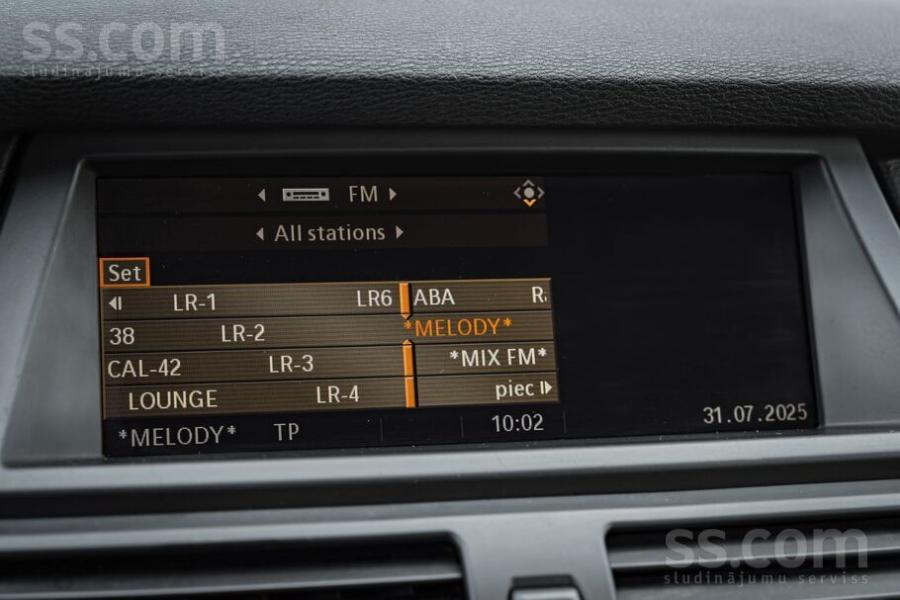 Melns BMW X5 2009 Rīga, ar dzinēja tilpumu 3.00 L un nobraukumu 347 tūkst. km par 9150 €, foto 24 vietnē AUTOMOTO.COM.LV