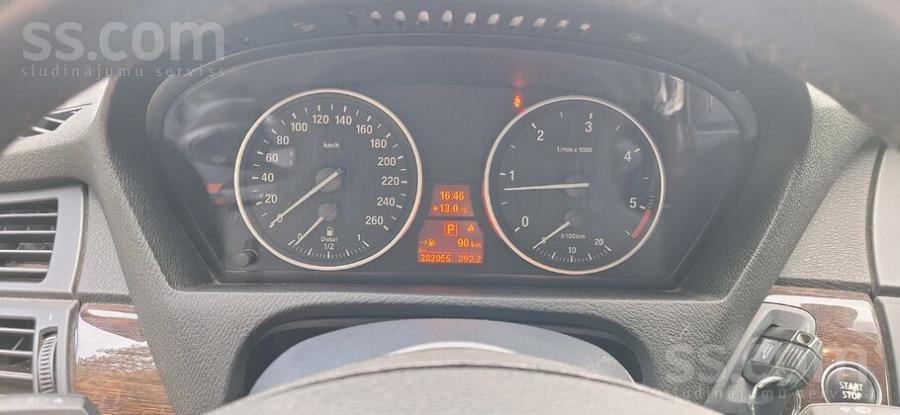 Черный БМВ Х5 2009 в Айзкраукле, объемом двигателя 3.00 л и пробегом 282 тыс. км за 12400 €, фото 17 на AUTOMOTO.COM.LV