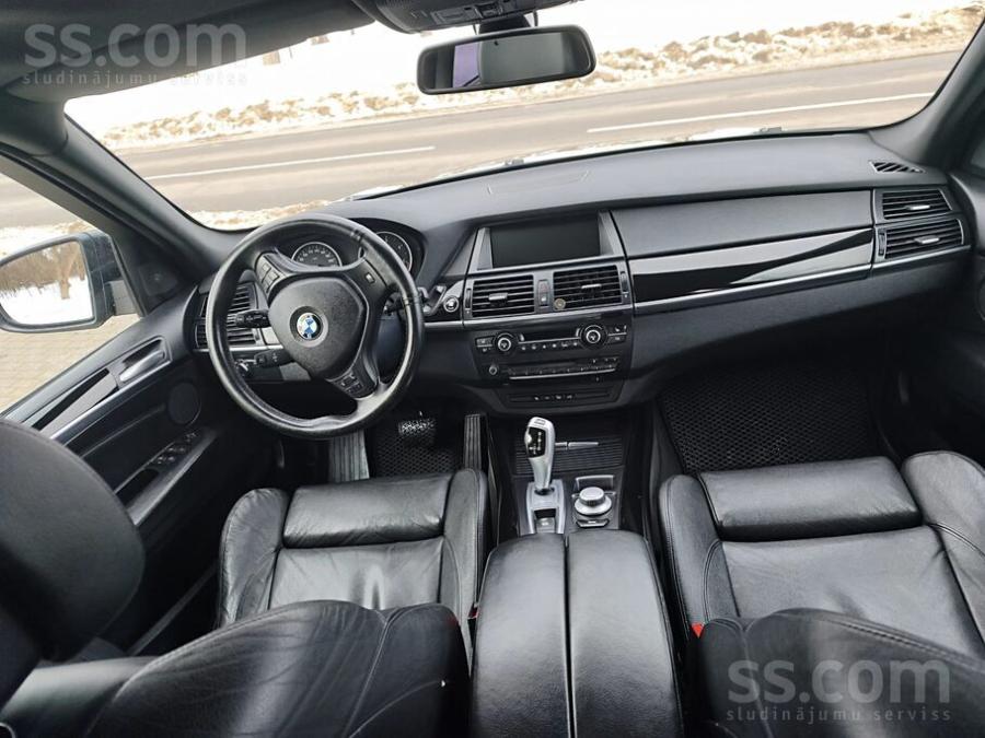 Melns BMW X5 2009 Rīga, ar dzinēja tilpumu 3.00 L un nobraukumu 242 tūkst. km par 11500 €, foto 14 vietnē AUTOMOTO.COM.LV