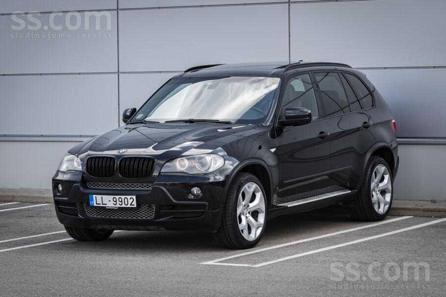 Melns BMW X5 2009 Rīga, ar dzinēja tilpumu 3.00 L un nobraukumu 347 tūkst. km par 8750 €, foto 1 vietnē AUTOMOTO.COM.LV