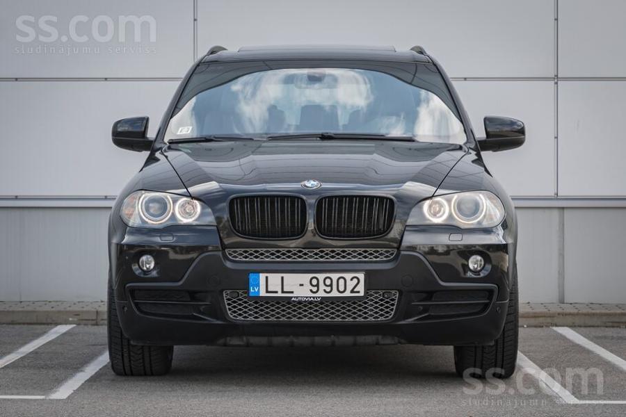 Melns BMW X5 2009 Rīga, ar dzinēja tilpumu 3.00 L un nobraukumu 347 tūkst. km par 8750 €, foto 3 vietnē AUTOMOTO.COM.LV